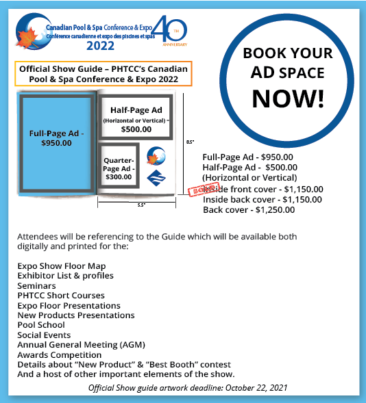 Advertise in the 2022 Official Show Guide - Pool Council | Toronto ...