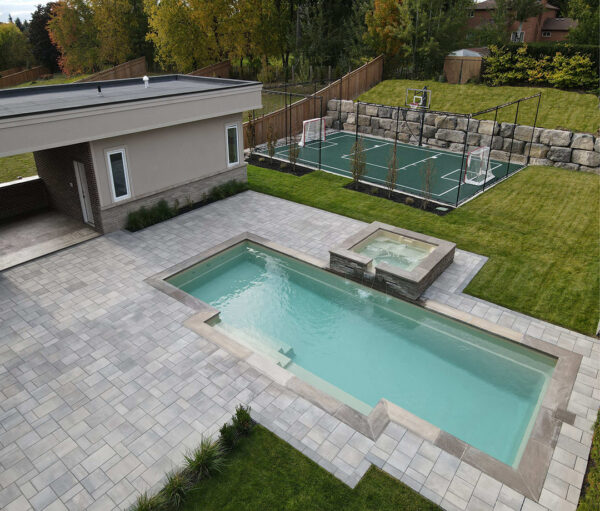 Fiberglass Pool with Hot Tub/Whirlpool combination – All sizes - Pool ...