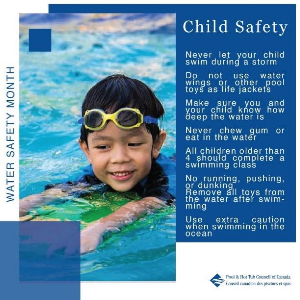 May is Water Safety Month - Child Safety - Pool Council | Toronto ...
