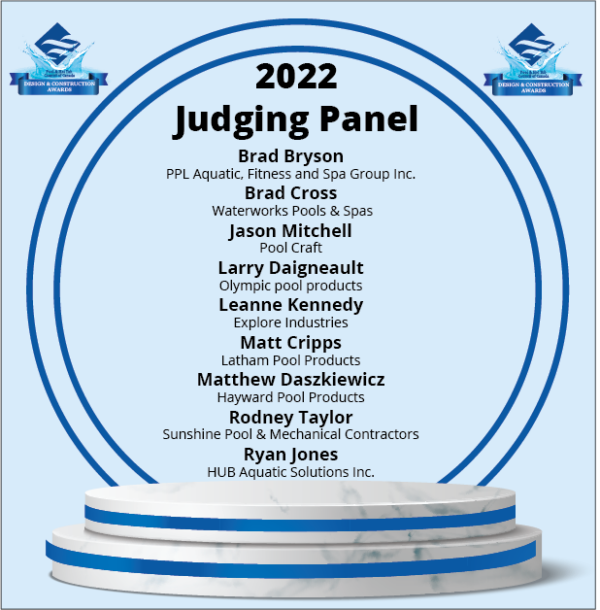 Thank You - Judging Panel - Pool Council | Toronto, Ontario, Canada | Pools