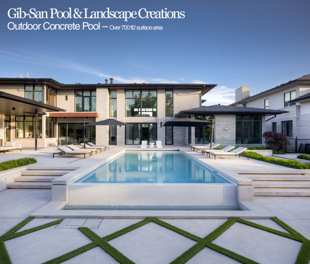 Outdoor Concrete Pool – Over 700 ft2 surface area - Pool Council ...